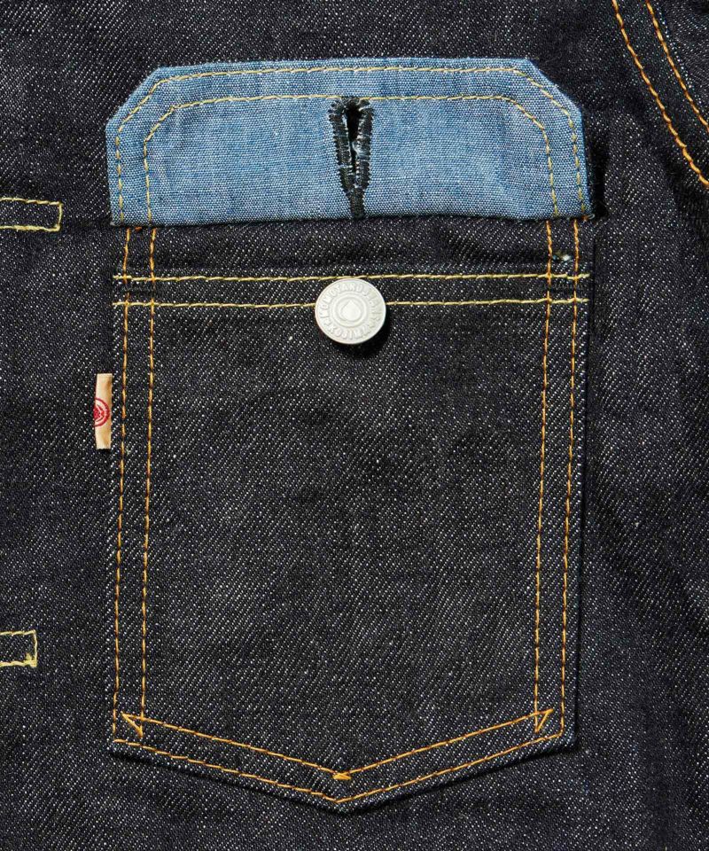 桃太郎JEANS】2105SP出陣 ダブルポケットデニムジャケット 桃太郎JEANS】2105SP出陣 ダブルポケットデニムジャケット